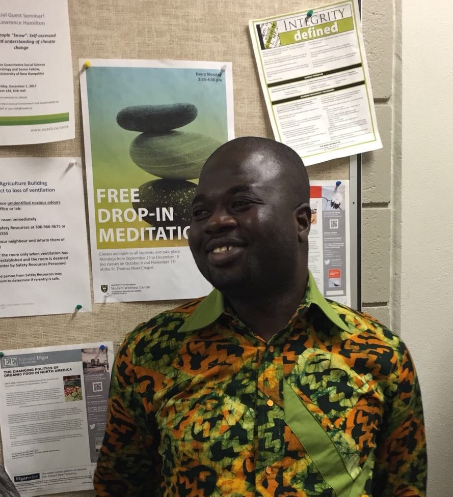 Congratulations to Dr. Razak Abu! - PROGRESS | University of Saskatchewan